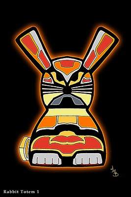 Yelling Rabbit Artworks: Rabbit Totems