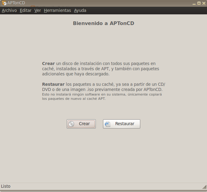 TuXFamily Solutions: Crea Tu Propio Cd Con Programas: APT On CD