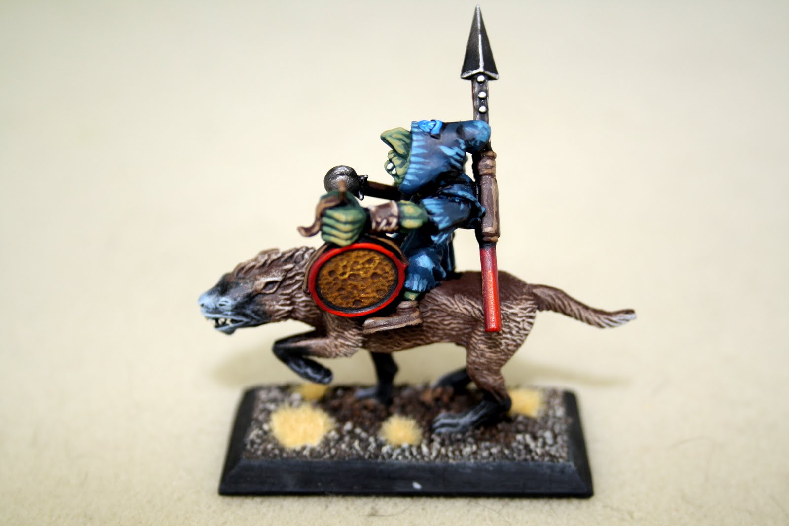 The Art of War: Night Goblin Wolf Riders ready