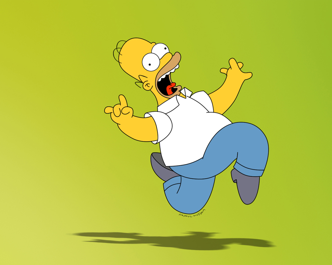 WallpaperTwo: More Homer Simpson Wallpapers for Vista, Windows7 or whatever
