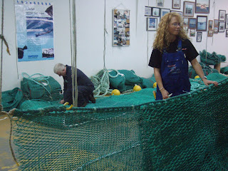 Inside the Atlantic Cod Fishery: How to make a shrimp trawl: nets and ...