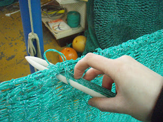 Inside the Atlantic Cod Fishery: How to make a shrimp trawl: nets and ...