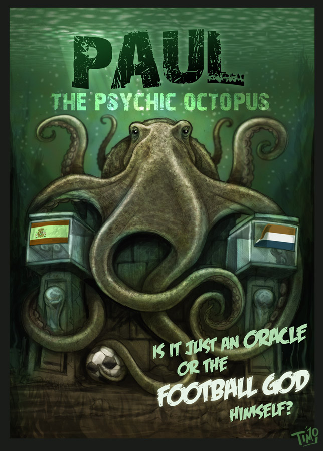 Timo Grubing IlluBlog: PAUL - The psychic octopus