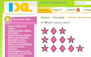 Classroom Blog: Content Exploration Tools Involving Patterns