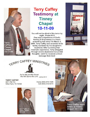 Tinney Chapel Today: Terry Caffey Testimony at Tinney Chapel