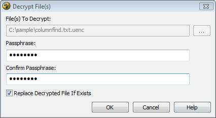 How To Work With UltraEdit: How To Use "Decrypt File" command in UE ...