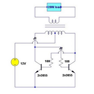 Skema Rangkaian Inverter Sederhana 12v ke 220v ~ Direktori Blog Indonesia