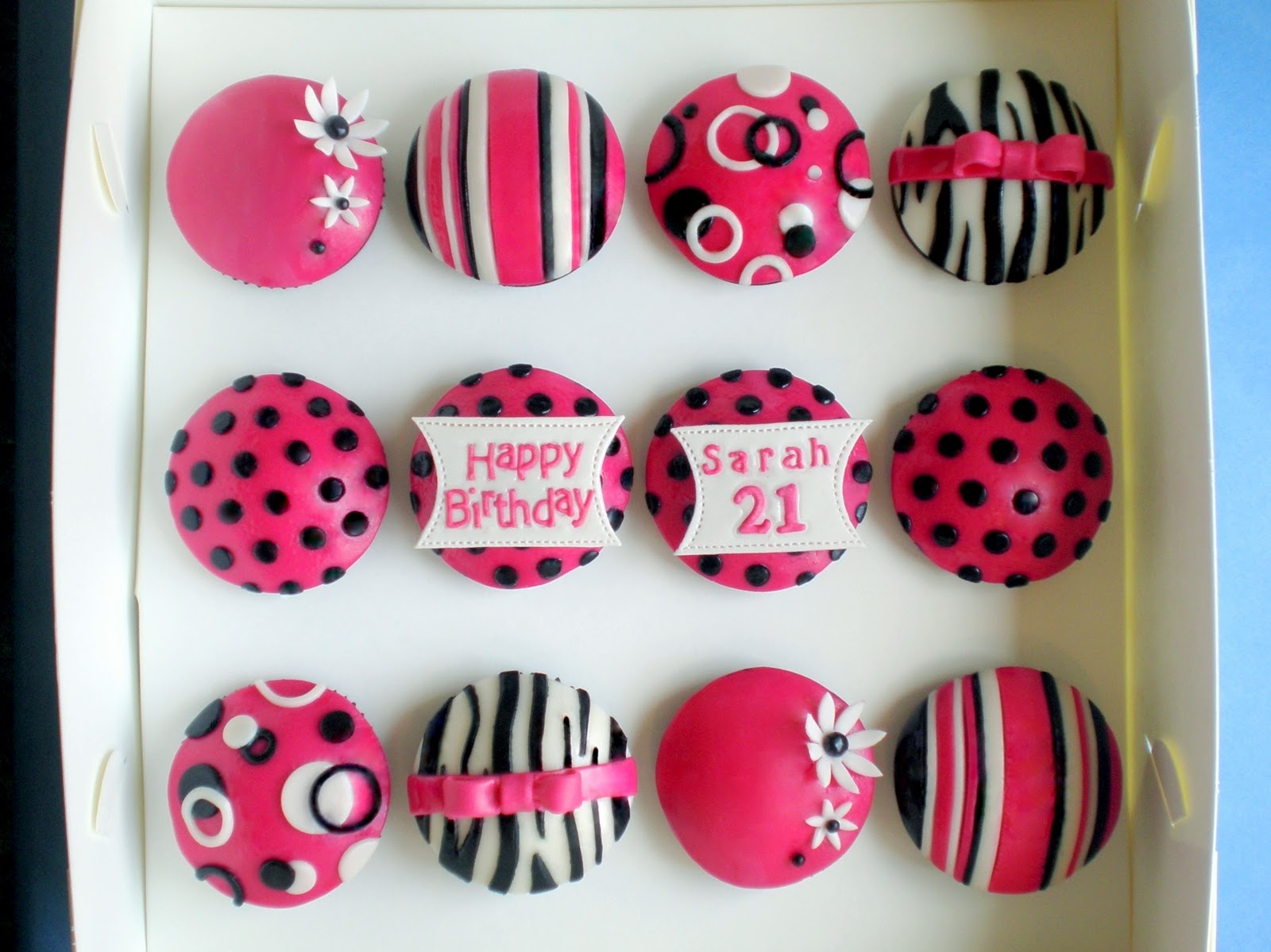 Sugar Siren Cakes Mackay: Funky Patterned Cupcakes