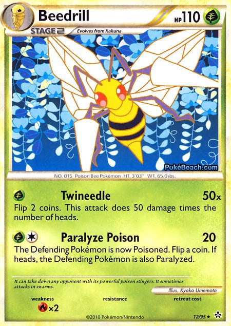 Pokemon Card of the Day: Beedrill (Unleashed) | PrimetimePokemon's Blog