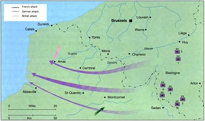 Diario de guerra: Fracaso del Plan Weygand - 22/05/1940.