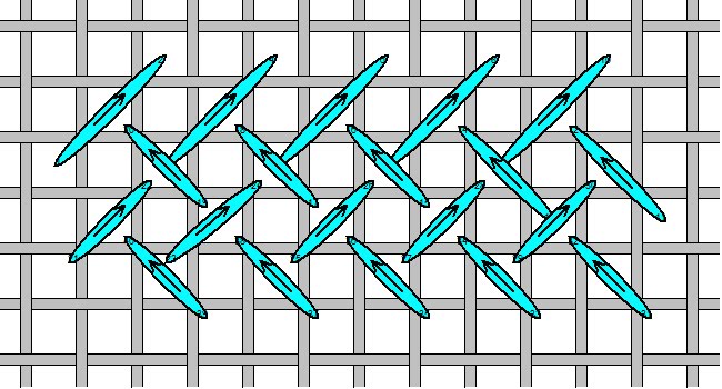 Woven Stitch Needlepoint Basketweave - Assembly Arc