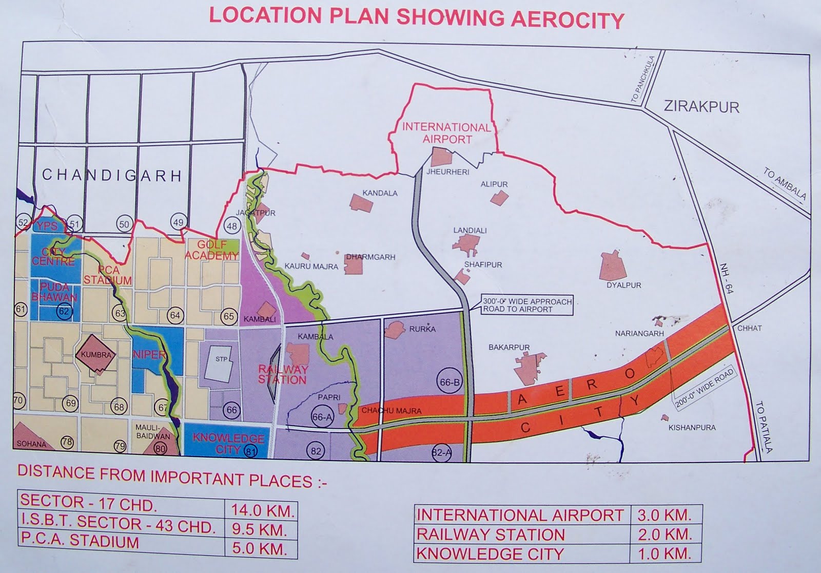 Chandigarh Property Blog: Aerocity: Masterplan