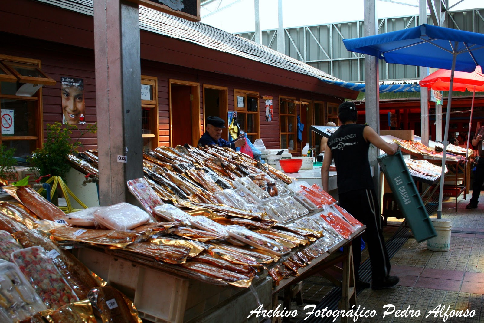 Zorro Corredero de Cadalso de los Vidrios: Mercado de Angelmó en Puerto ...