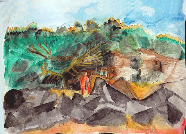 Don Schaeffer's Photos and Art: Cliffs of Makima Beach