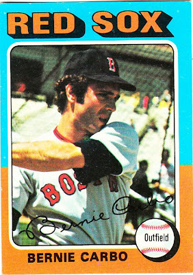 1975 Topps (it's far out, man): #379 - Bernie Carbo