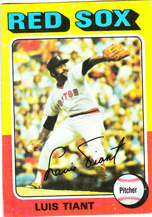 1975 Topps (it's far out, man): #430 - Luis Tiant