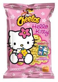 Hello Kitty en acción!!!!: Cheetos hello kitty