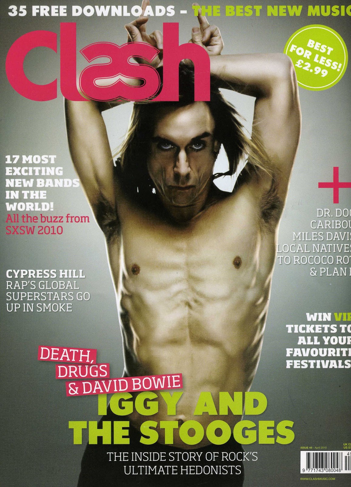 Amber Dearlove: The clash magazine-Front cover