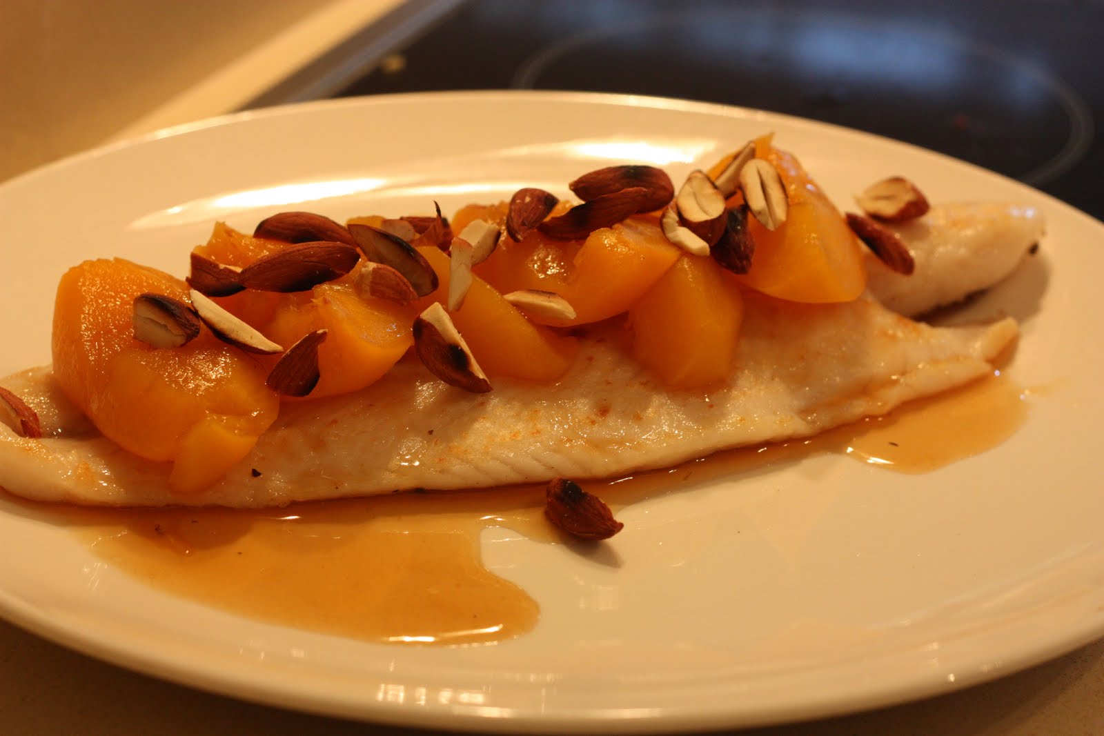 sUgArcrUnch: Pan Fried John Dory Fillet with Fresh Peach Sauce and ...