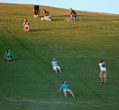 Ice Block Sledding at Simplot Hill | Outdoor adventure, Summer bucket ...