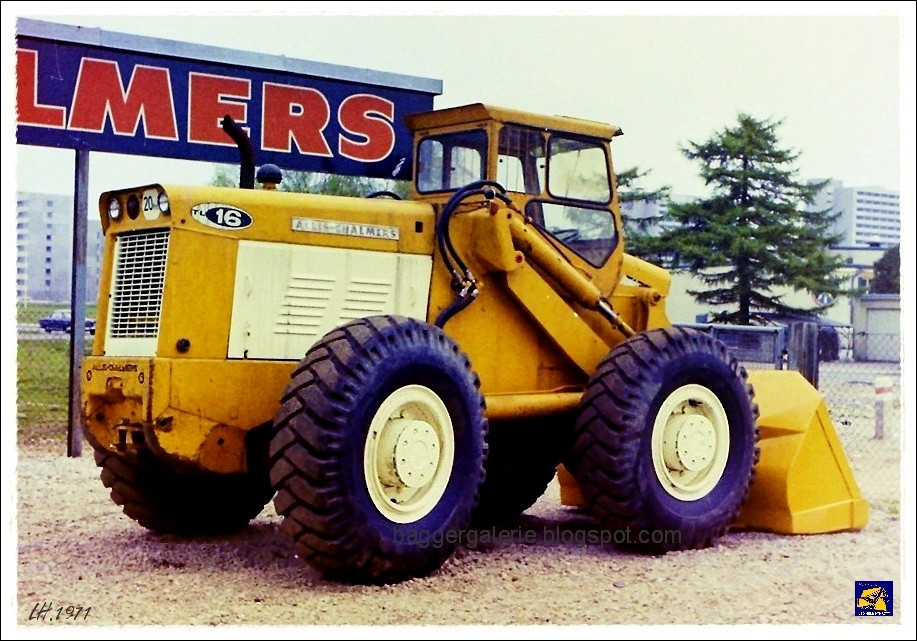 Bagger Galerie Construction Machines: Allis Chalmers TL16 Loader Radlader