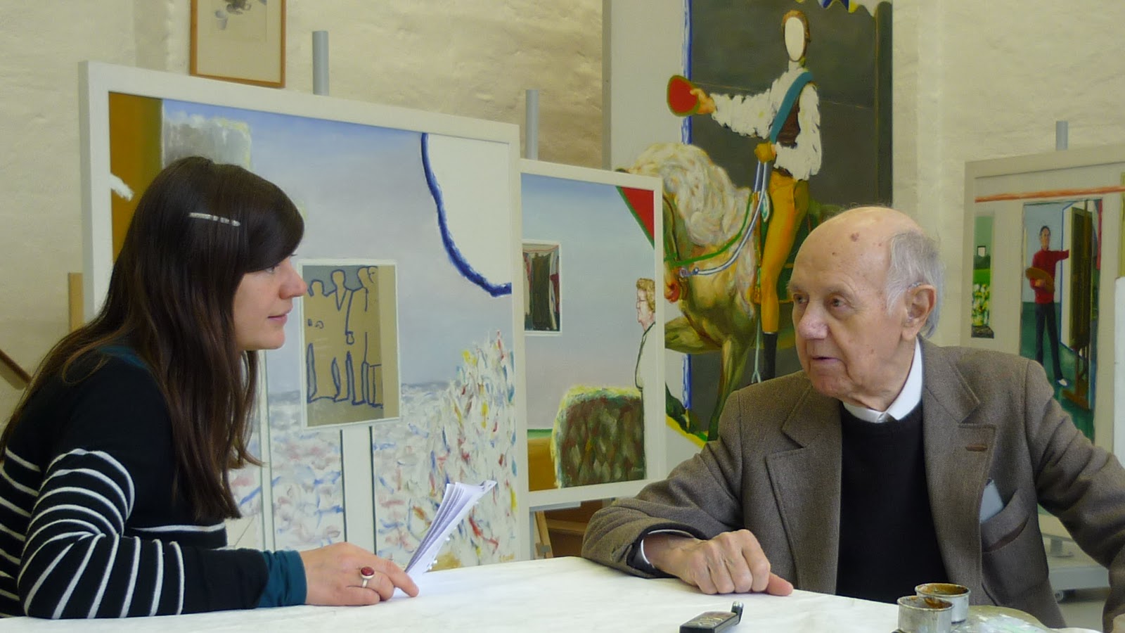 Interview met Roger Raveel – Hilde Van Canneyt