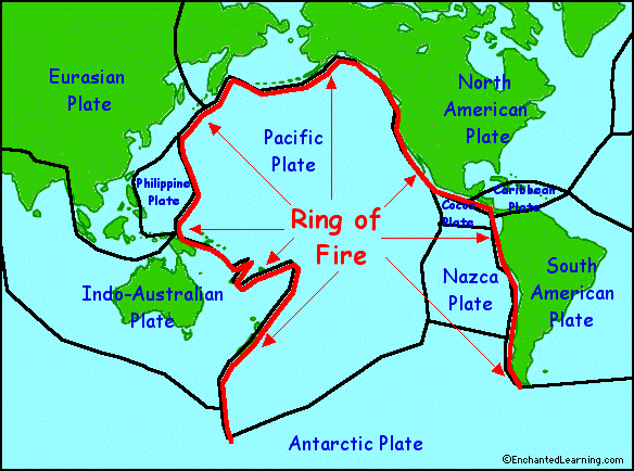 Volcanoes Pacific Ring Of Fire