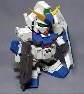 SD RX-78 Alex Gundam Papercraft: NT-1 | Papercraft Paradise ...