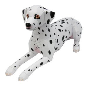 Dalmatian Papercraft | Papercraft Paradise | PaperCrafts | Paper Models ...