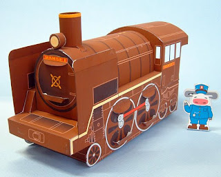 Steam Locomotive Papercraft | Papercraft Paradise | PaperCrafts | Paper ...