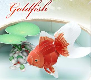 Yamaha: Goldfish Papercraft | Papercraft Paradise | PaperCrafts | Paper ...