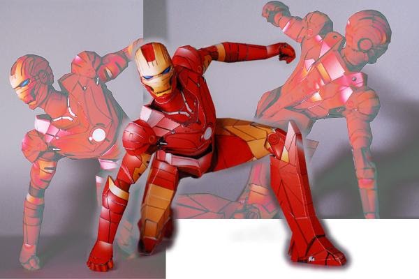 Iron Man Papercraft Version 2 | Papercraft Paradise | PaperCrafts ...