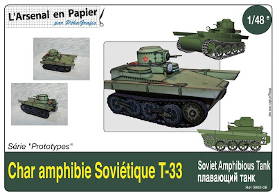 T-33 Soviet Amphibious Tank Papercraft | Papercraft Paradise ...