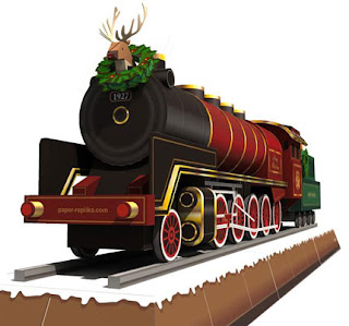 Christmas Train Papercraft | Papercraft Paradise | PaperCrafts | Paper ...