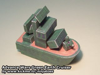 Advance Wars: Green Earth Cruiser Papercraft | Papercraft Paradise ...