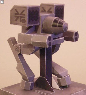 Mech Warrior Paper Automata | Papercraft Paradise | PaperCrafts | Paper ...