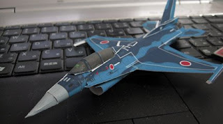Mitsubishi F2-B Fighter Jet Papercraft | Papercraft Paradise ...