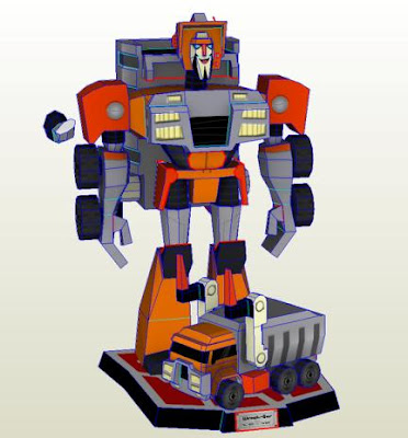 Transformers Wreck Gar & Omega Spawn Papercrafts | Papercraft Paradise ...