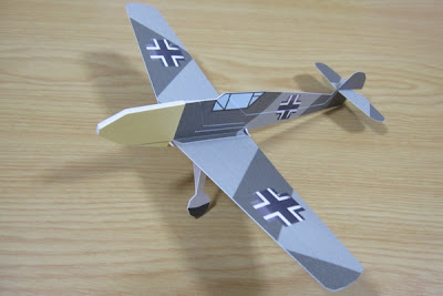 Manga Anime: Messerschmitt Bf 109 Papercraft