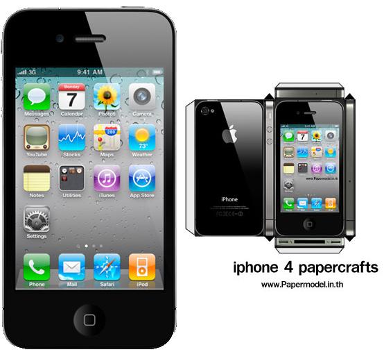iPhone 4 Papercraft | Papercraft Paradise | PaperCrafts | Paper Models ...