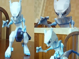 Pokemon: Mewtwo Papercraft | Papercraft Paradise | PaperCrafts | Paper ...