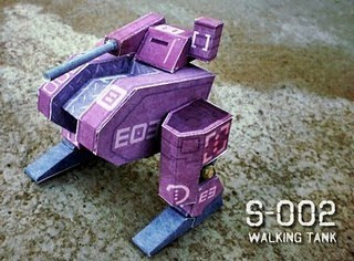 S-002 Walking Tank Papercraft | Papercraft Paradise | PaperCrafts ...