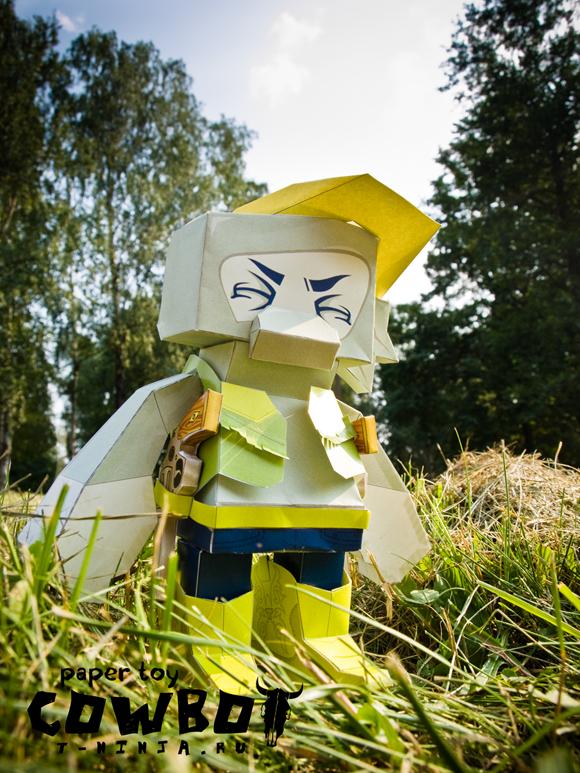 T-Ninja cowboy Papercraft | Papercraft Paradise | PaperCrafts | Paper ...