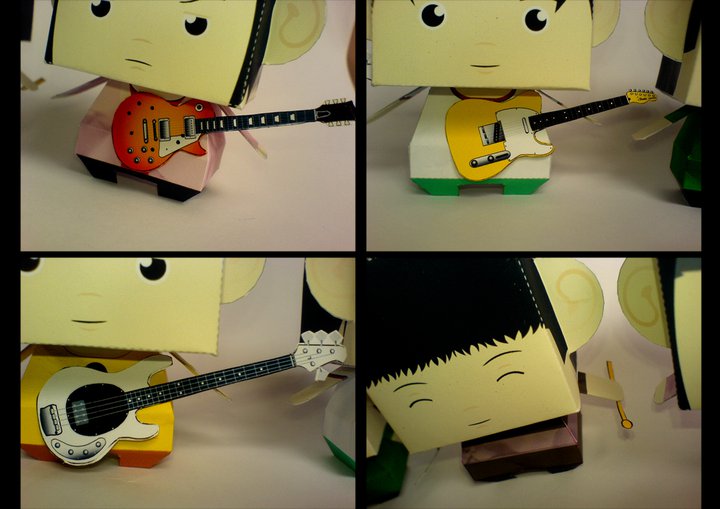 BECK Guitar Papercraft | Papercraft Paradise | PaperCrafts | Paper ...