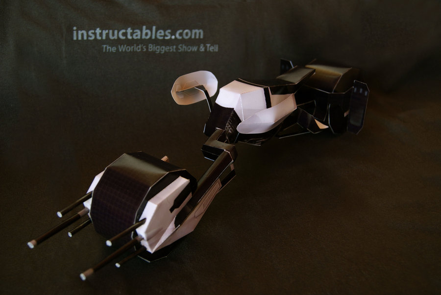 Batman: Batpod Papercraft | Papercraft Paradise | PaperCrafts | Paper ...