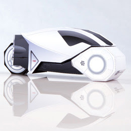 Tron Legacy: Clu & Kevin Flynn's Light Cycle Papercraft | Papercraft ...