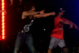 Albert & Claudia Lugo past events: Cristian with Corbin Bleu's Dad