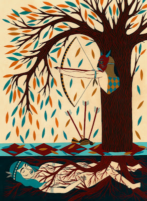 LUKE JINKS ILLUSTRATION: Forbidden Forest.