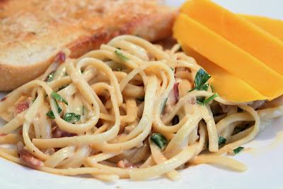 The Cook Next Door: Creamy Bacon Carbonara