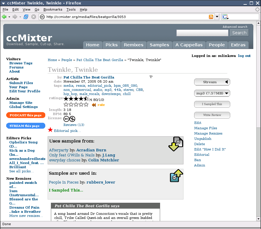 Ahora es la hora: Dig.ccMixter: Música gratis y legal para tus proyectos